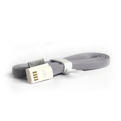 Дата-кабель SmartBuy USB - 30-pin для Apple, магнитный, 1.2 м, серый