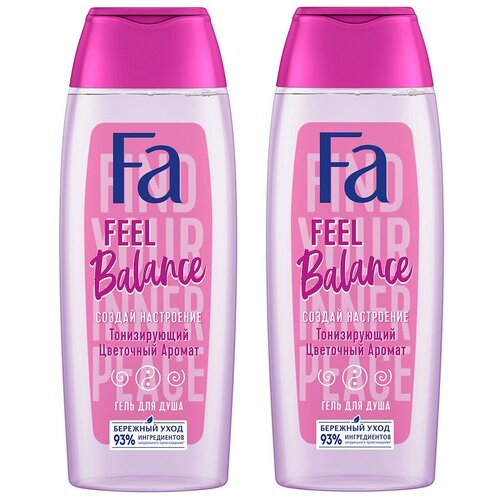 Гель для душа Fa Feel Balance, 250 мл, 2 шт.