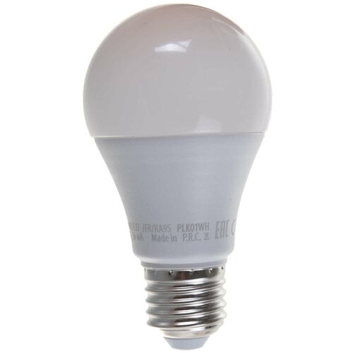 Uniel LED-A60-9W/4000K/E27/FR/RA95 PLK01WH Лампа светодиодная, матовая UL-00006504