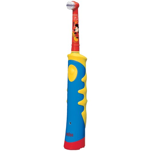Электрическая зубная щетка Oral-B Kids Mickey Mouse, сине-желтый
