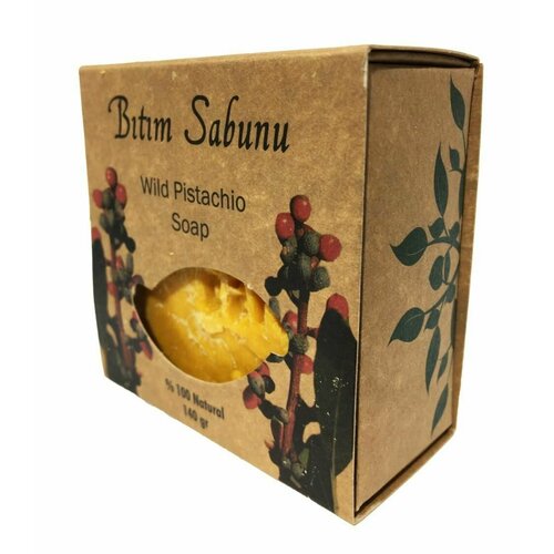 Dara Sabun, Натуральное Турецкое мыло, 1 шт. Дикая фисташка, питание кожи, 140 гр, дара сабун