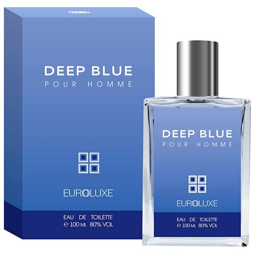 Euroluxe туалетная вода Deep Blue, 100 мл