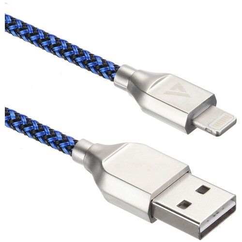 USB кабель ACD, 1 м, ACD-U927-P5L, синий, черный