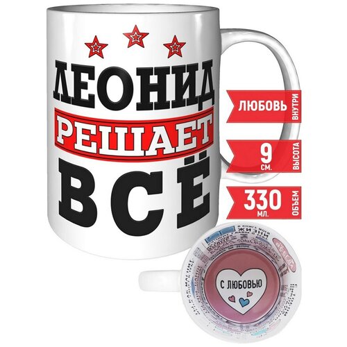 Кружка Леонид решает всё - с признанием в любви.