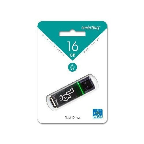 Smartbuy (sb16gbgs-dg) 16gb glossy series dark grey usb 3.0