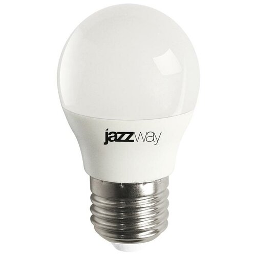 Лампа светодиодная PLED-LX 8Вт G45 шар 4000К нейтр. бел. E27 | код 5025301 | JazzWay (2шт. в упак.)