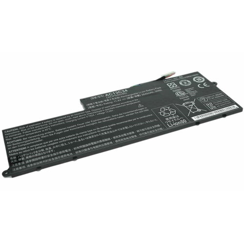 Аккумулятор AC13C34 для ноутбука Acer Aspire E3-112 11.4V 30Wh (2600mAh) черный