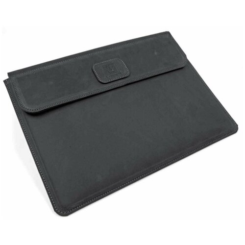 Кожаный Чехол J.Audmorr для ноутбука 14-15" (Macbook 15 Air), черный, Newport 15 Noir