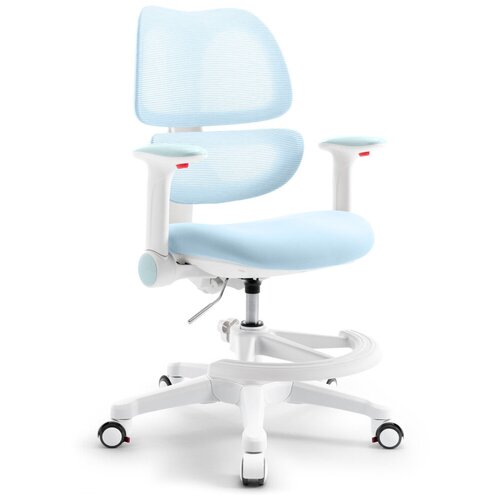 Растущее детское кресло для дома Dream Air (Y-607) KBL для обычных и растущих парт + подлокотники + подставка для ног + чехол на сиденье