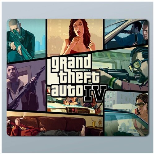 Коврик для мыши с принтом игры Grand Theft Auto Episodes from Liberty City - 723