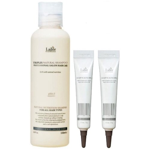 Набор для волос Triplex Natural Shampoo 150 ml & Scalp Clinic 15ml + 15ml