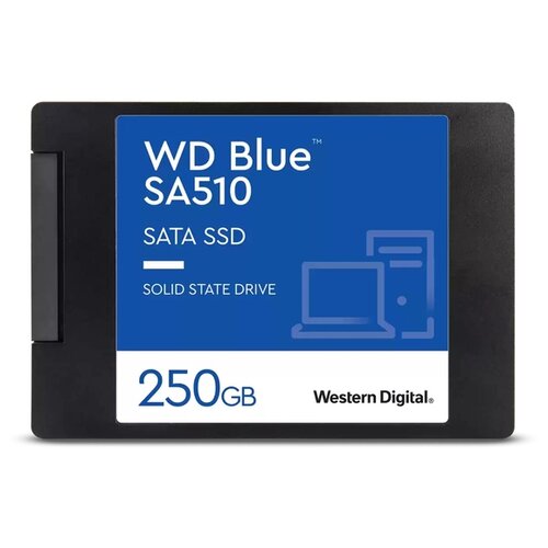 Твердотельный накопитель Western Digital WD Blue 250 ГБ SATA WDS250G3B0A