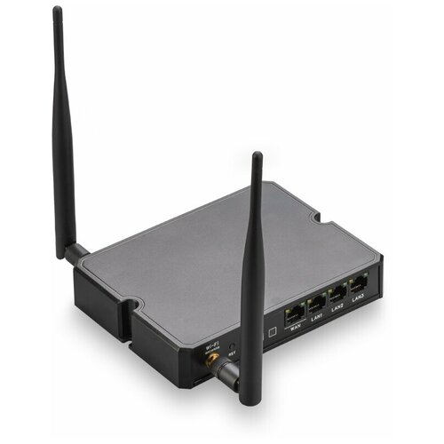 Роутер Kroks Rt-Cse m6 со встроенным модемом LTE cat.6, до 300 Мбит/c, F-female + 2 антенны Wi-Fi