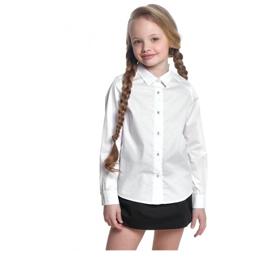 Школьная блуза Mini Maxi, размер 140, белый