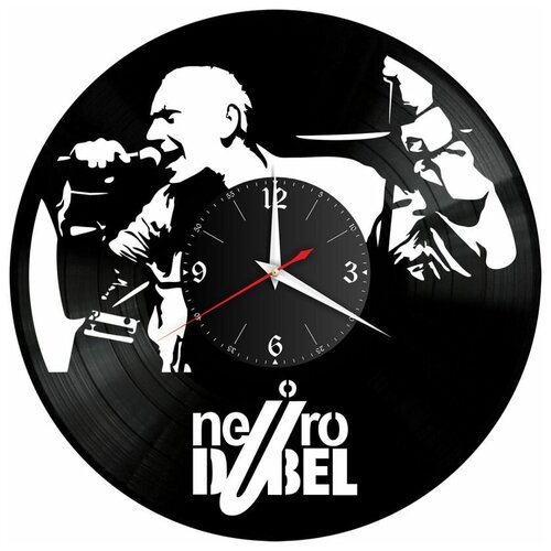 Часы из винила Redlaser "группа Нейро Дзюбель (Neuro Dubel), Виталий Абрамович" VW-10267