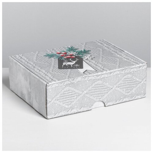 Коробка складная ТероПром 4429439 «Тепла и уюта», 30.7 × 22 × 9.5 см
