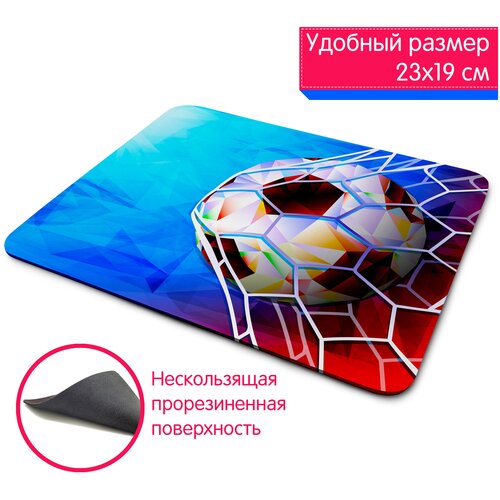Большой игровой компьютерный коврик для мыши футбол FIFA фифа мяч