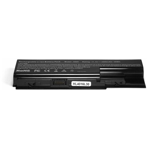 Аккумулятор для ноутбука Acer Aspire 5520, 5920, 6530, 7230E, 8730ZG, 8920 (11.1V, 4400mAh). PN: AS07B31, AS07B61, AS07B71