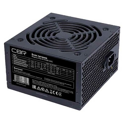 Блок питания 500W CBR PSU-ATX500-12EC