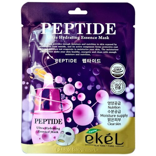 Ekel Ultra Hydrating Essence Mask Peptide Тканевая маска с пептидами 1 шт.