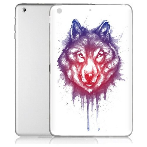 Чехол задняя-панель-накладка-бампер MyPads пушистый волк для Apple iPad 9.7 (2017)/Apple iPad 9.7 (2018) A1822/A1823/A1893/A1954 противоударный