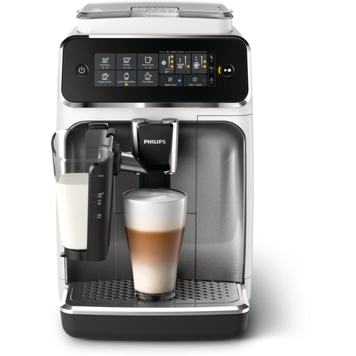 Кофемашина  Philips EP3243 Series 3200 LatteGo, серебристый/белый