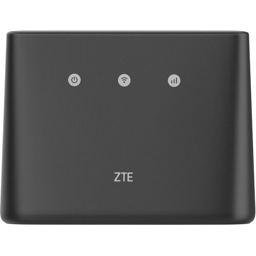 Интернет-центр ZTE MF293N 10/100/1000BASE-TX/3G/4G cat.4 черный