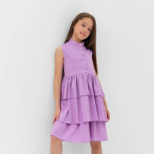 Платье Minaku, размер 128, мультиколор, фиолетовый