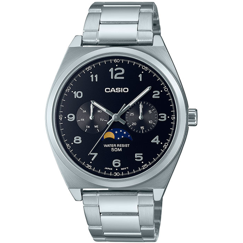 Наручные часы CASIO Collection MTP-M300D-1A, черный, серебряный