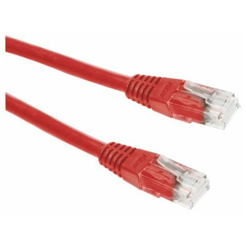 Сетевой кабель ExeGate UTP cat.5e 0.3m Red UTP-RJ45-RJ45-5e-0,3M-LSZH-RD 286372