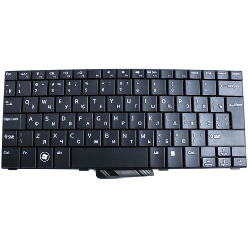 Клавиатура для ноутбука Dell Mini 1010 1011 Черная p/n: MP-08G43SU-698, MP-08G43SU-6981, 0G276M