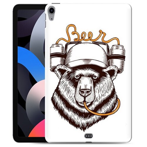 Чехол задняя-панель-накладка-бампер MyPads пивной медведь для iPad Air 4 10.9 (2020)-A2316/A2324/A2325/A2072 противоударный