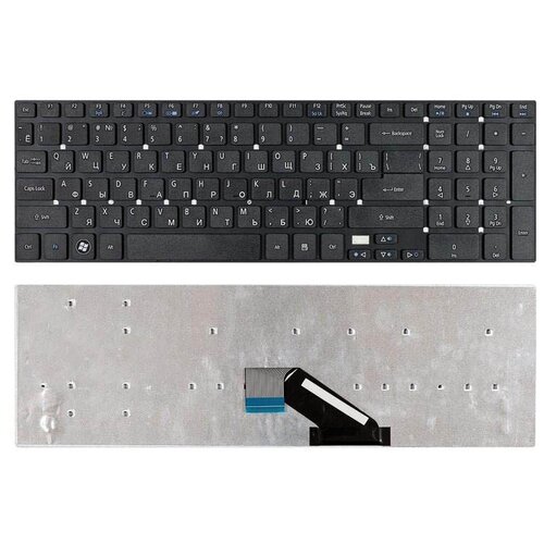 Клавиатура для ноутбука Acer Aspire 5755 5755G 5830 5830G 5830T E5-571 VN7-791 VN7-791G черная