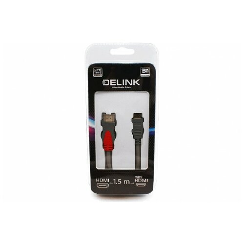 Delink Кабель HDMI-mini HDMI 1,5м Delink