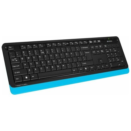 A-4Tech Клавиатура + мышь A4 Fstyler FG1010 BLUE клав: черный/синий мышь: черный/синий USB беспроводная