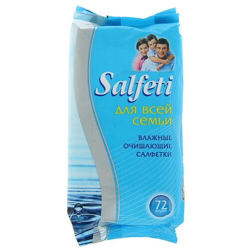 Salfeti Влажные салфетки для всей семьи, 72 шт.
