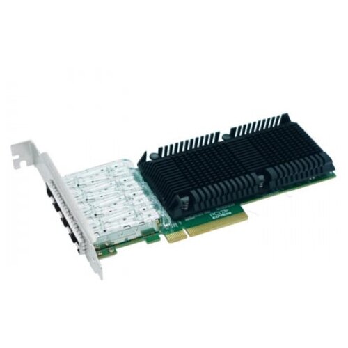Сетевой адаптер Lr-link LRES1027PF-4SFP28 PCIe v4.0 x8 4*SFP28 10/25G NIC Card