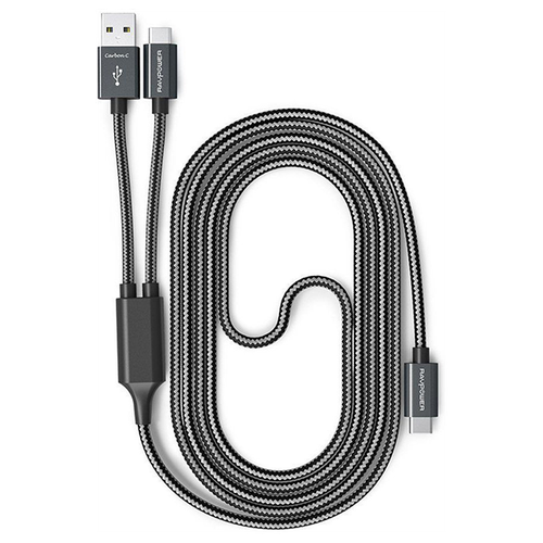 Кабель RAVPower USB-C to USB/USB-C 1.8м (RP-TPC006) Black