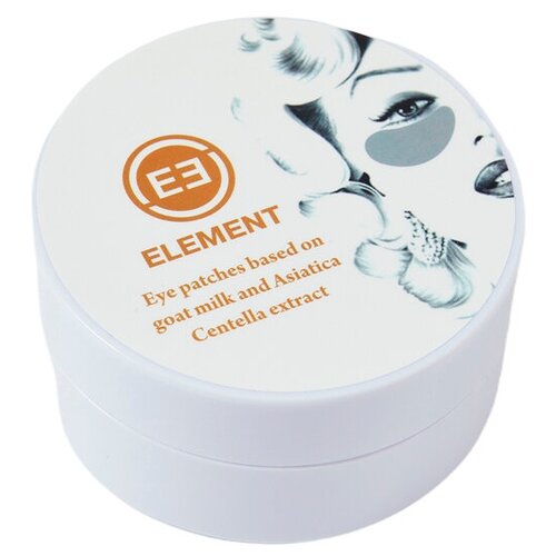 Гидрогелевые патчи для глаз Element White Eye Patch with Goat Milk and Centella Asiatica Extract 60 шт
