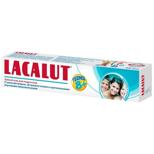 Зубная паста LACALUT Teens 8+, 50 мл, 100 г