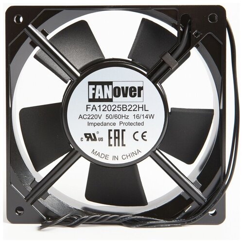 Вентилятор 120х120х25мм 220В FA12025B22HL AC (качения) FANOVER