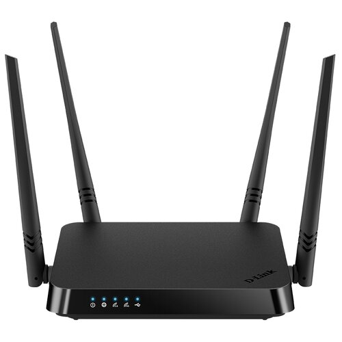 Wi-Fi роутер D-Link DIR-825/I1 RU, черный