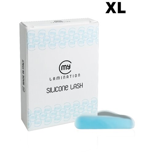 Набор силиконовых бигудей для завивки ресниц My Lamination (Silicone Lash BLUE (размер XL)