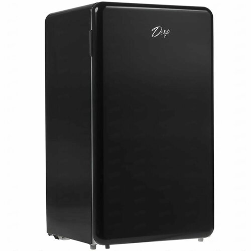 Однодверный мини холодильник компактный (гарантия целости!), черный, GoodsMart, 1 шт.