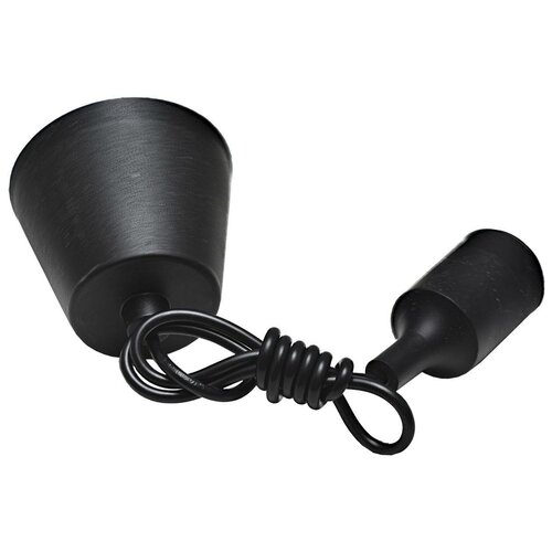 Светильник подвесной шнур с патроном E27 PNL. E27/1 BLACK черный