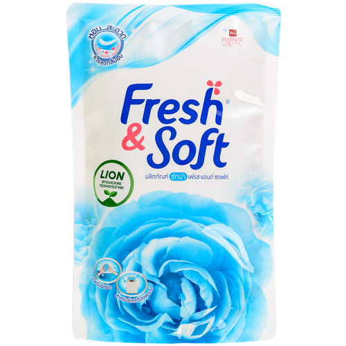 Гель для стирки LION Fresh&Soft Утренний поцелуй (Таиланд), 0.4 л, 0.43 кг, дой-пак