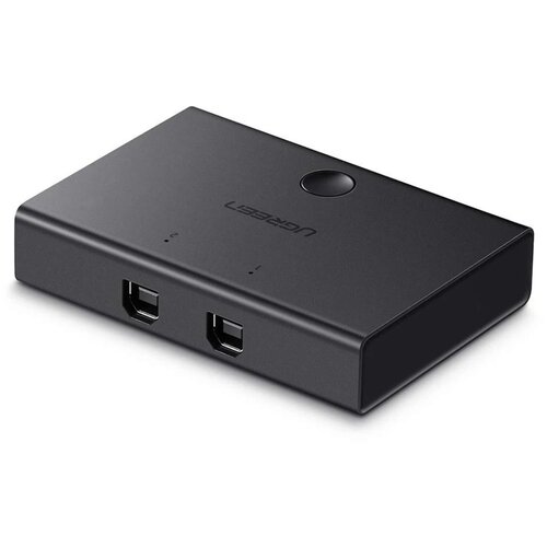Разветвитель портов UGREEN Sharing Switch USB-B 2x1 USB 2.0 30345 (Black)