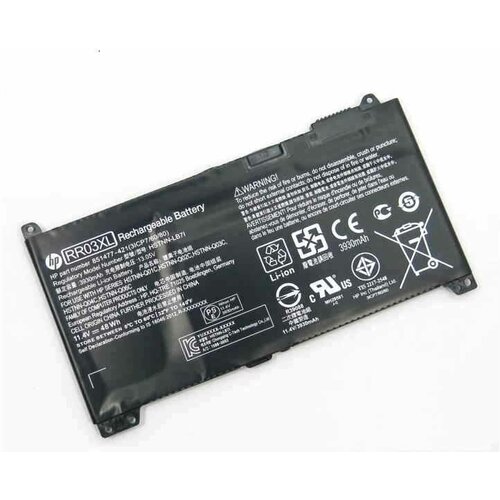 Аккумулятор для ноутбука HP ProBook 430 G4, (RR03XL, HSTNN-LB7I), 48Wh, 11.4V