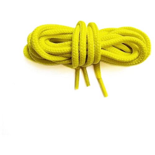 Шнурки LENKO желтые круглые 160 см