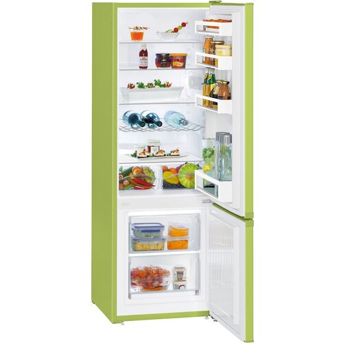 Холодильник Liebherr/ 161.2x55x63, объем камер 212+53, морозильная камера снизу, зеленый CUkw 2831-22 001